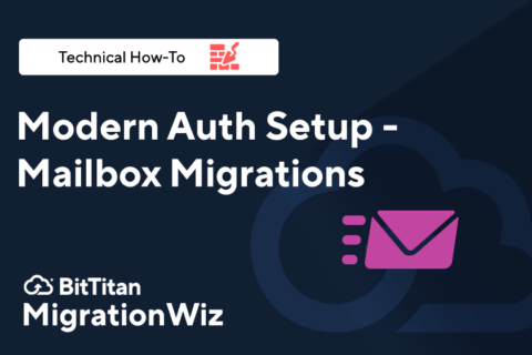 Modern Authentication Setup: Mailbox Migration Video - BitTitan ...