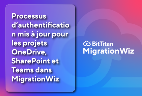 Processus d’authentification mis à jour pour les projets OneDrive ...